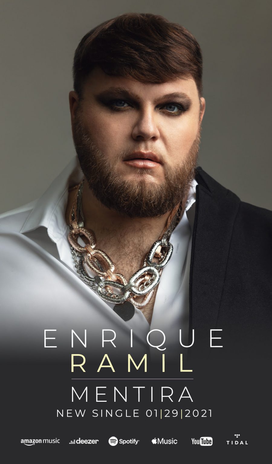 El español Enrique Ramil presenta el sencillo "Mentira", con producción ...